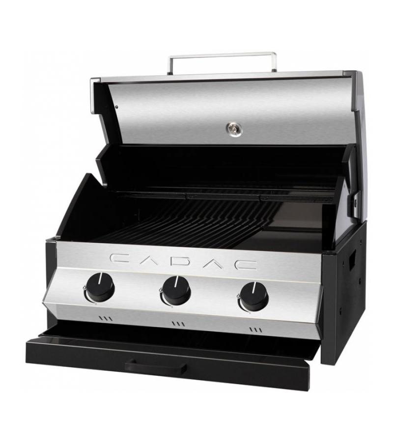 CADAC Meridian 3 inbouw gasbarbecue | Tuinexpress
