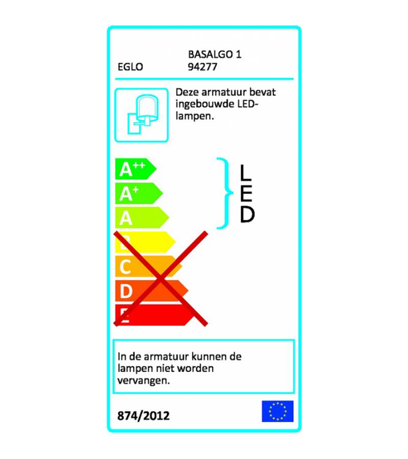 Basalgo 1 moderne led wandlamp | Tuinexpress