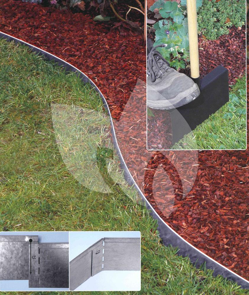 Express Graskant metaal 118 x 13 cm | Tuinexpress.nl