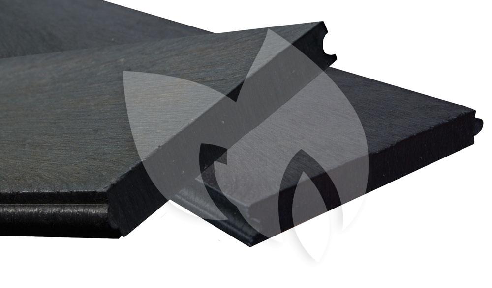 Express Borderrand recht 2,5 meter met messing en groef | Tuinexpress.nl