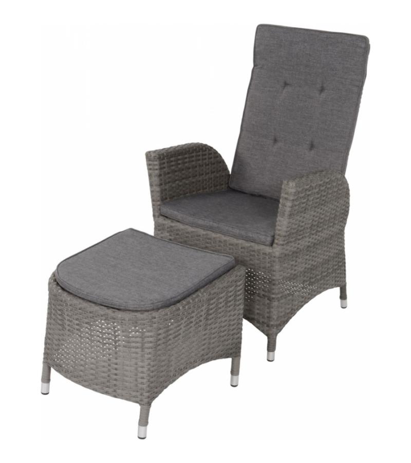 Verstelbare wicker tuinstoel Larissa | Tuinexpress