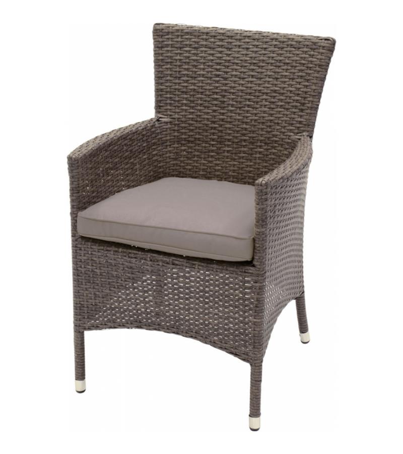 Wicker tuinstoel Promo bruin | Tuinexpress