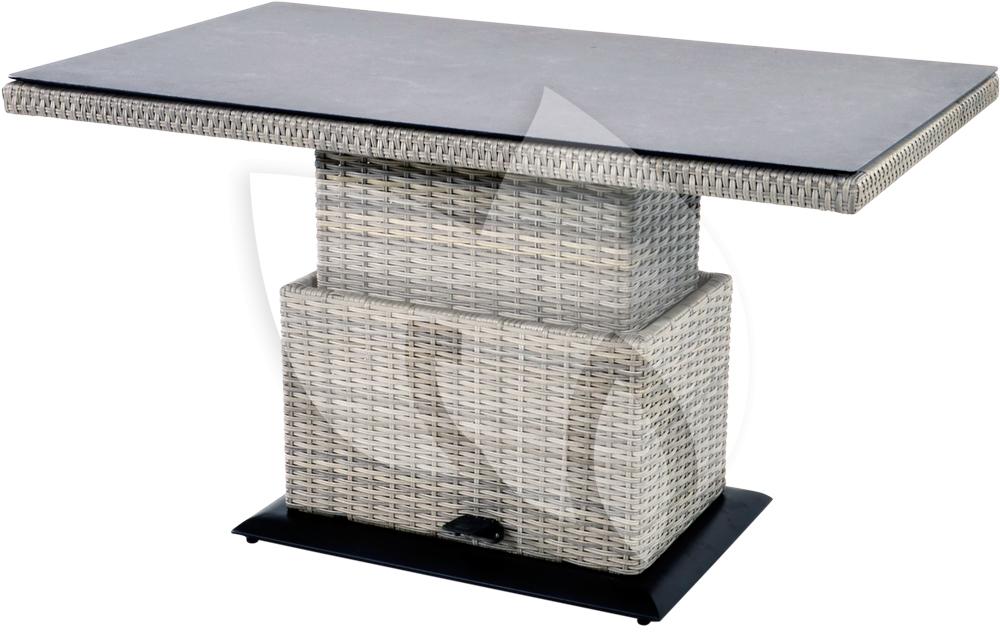 Supper Club Soho Brick verstelbare tuintafel 130 cm | Tuinexpress.nl