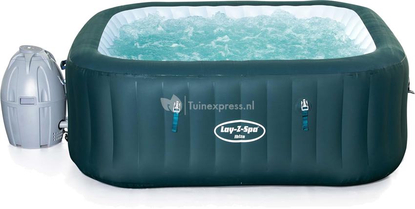 Bestway opblaasbare spa Ibiza 6 persoons vierkant | Tuinexpress.nl