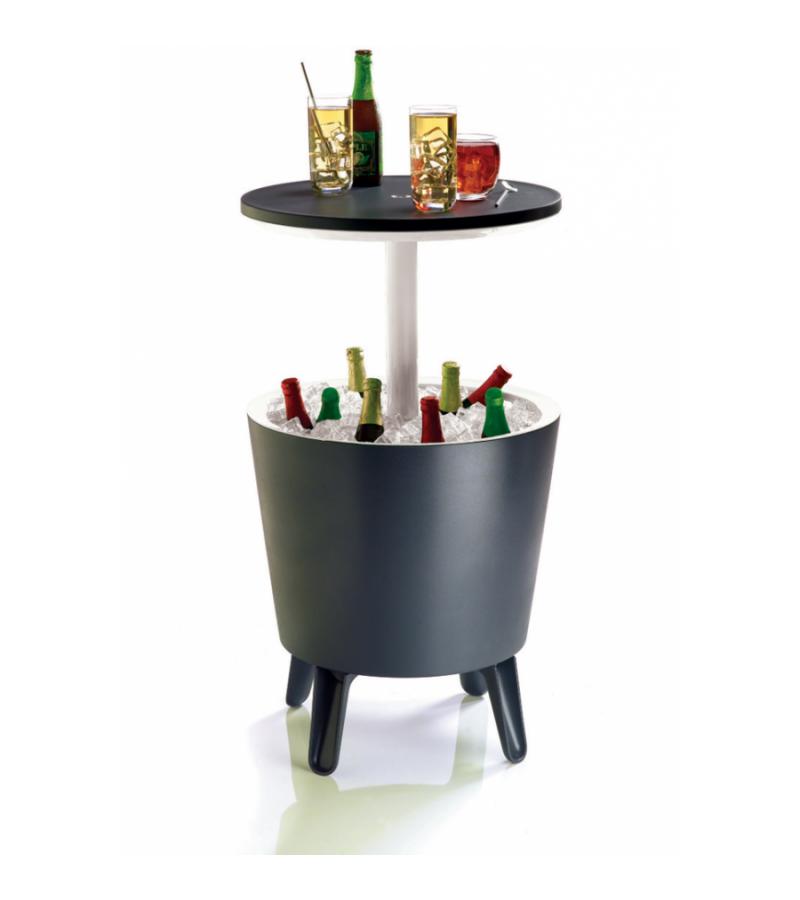 Cool Bar tuinbar inclusief koelbox antraciet | Tuinexpress