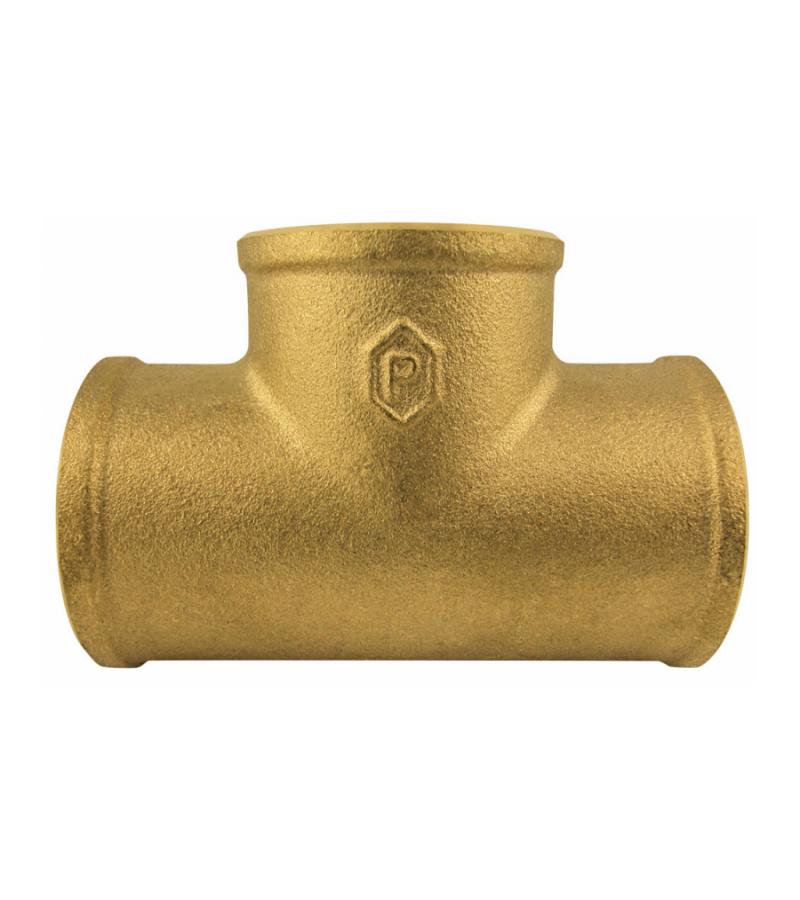 Messing t-stuk met binnendraad 1 1/2"" inch | Tuinexpress