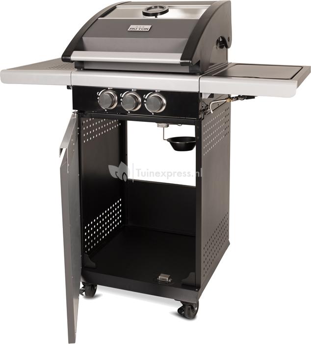 Patton Patio Chef 2+ grijs gasbarbecue | Tuinexpress.nl