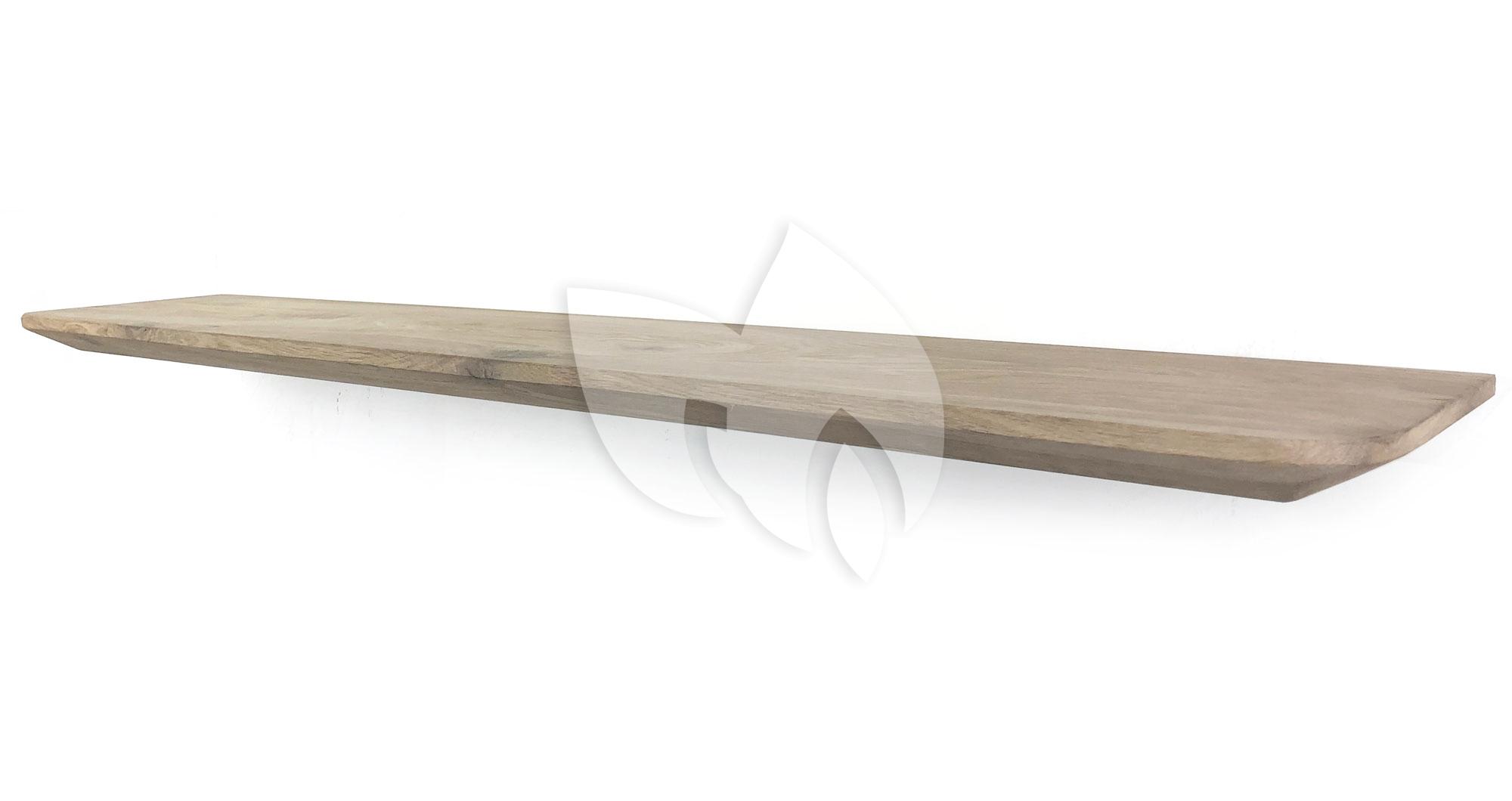 Wood Brothers Eiken zwevende wandplank met verjongde kant 80 x 20 cm ...