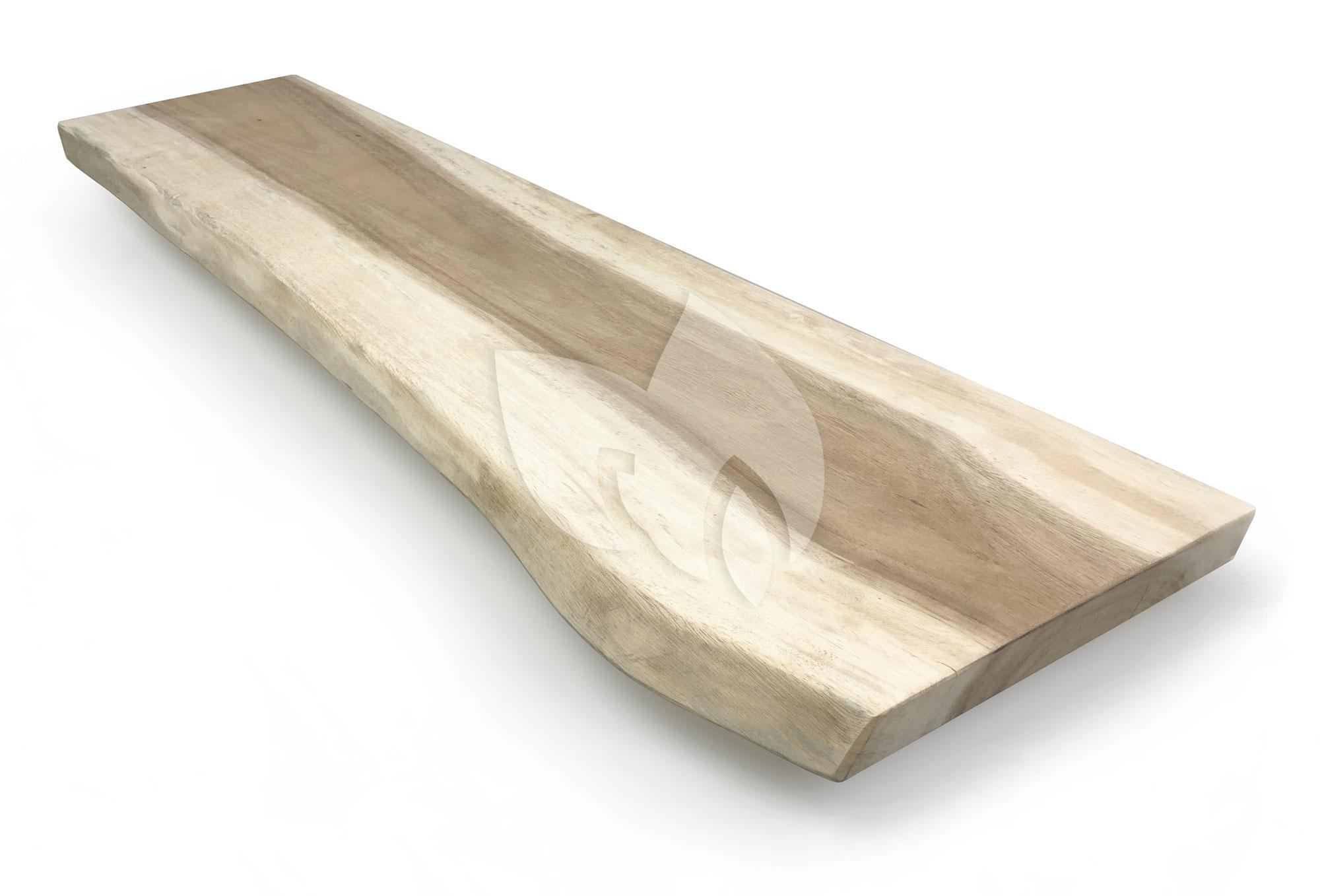 Wood Brothers Suar boomstam plank 120 x 25 cm | Tuinexpress.nl