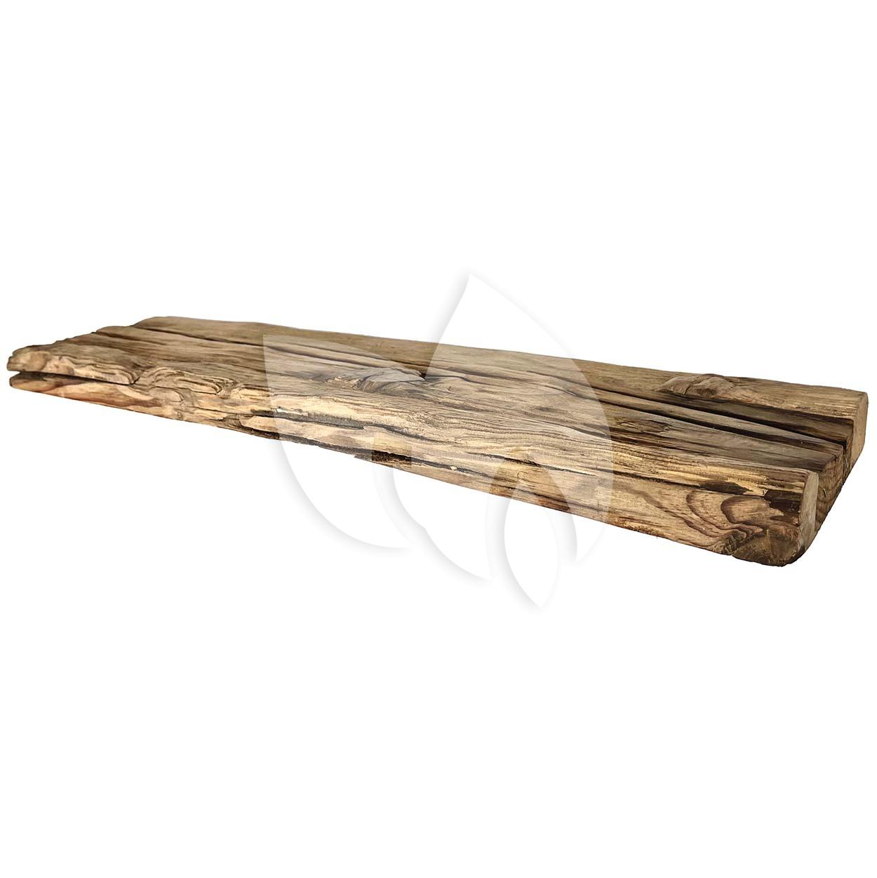 Wood Brothers Zwevende rustiek eiken spoorweg wandplank 120 x 30 cm ...