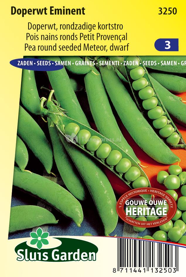 Sluis Garden Doperwt (rondzadig) zaden - Eminent | Tuinexpress.nl