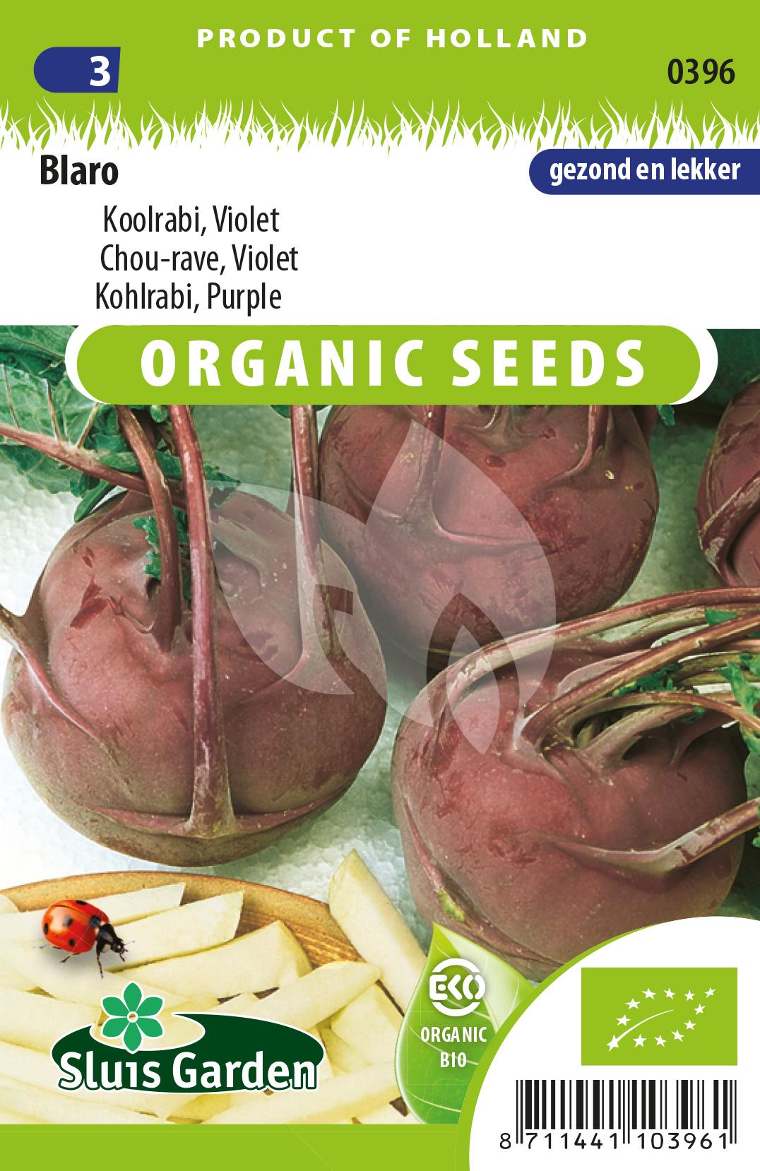 Sluis Garden Koolrabi (violet) zaden - Blaro | Tuinexpress.nl