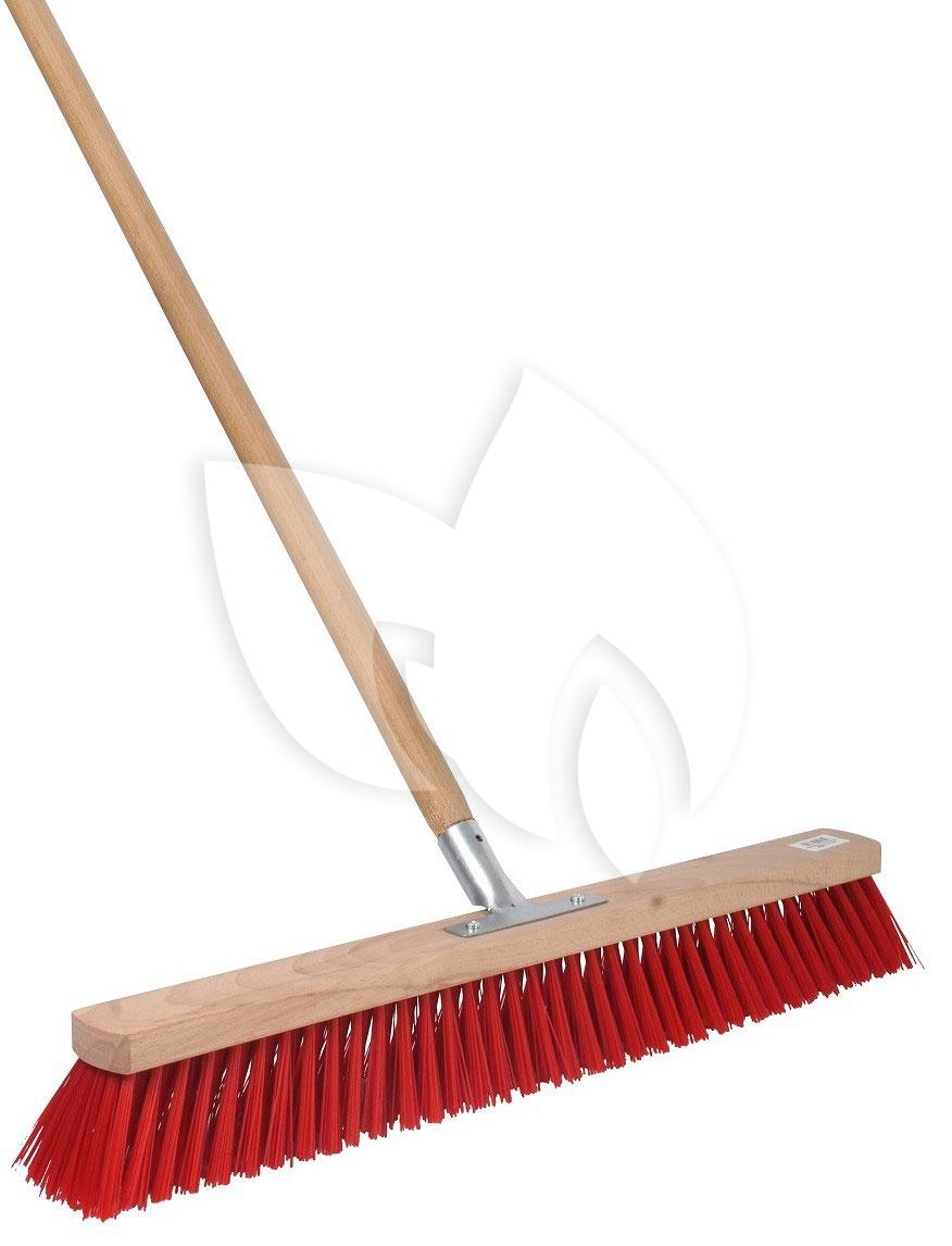 Talen Tools Brede bezem 60 cm met houten steel 160 cm | Tuinexpress.nl
