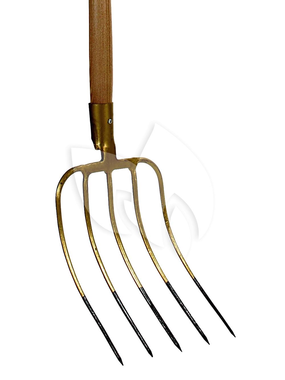 Talen Tools Mestvork 5 tanden houten steel 85 cm met T-greep ...